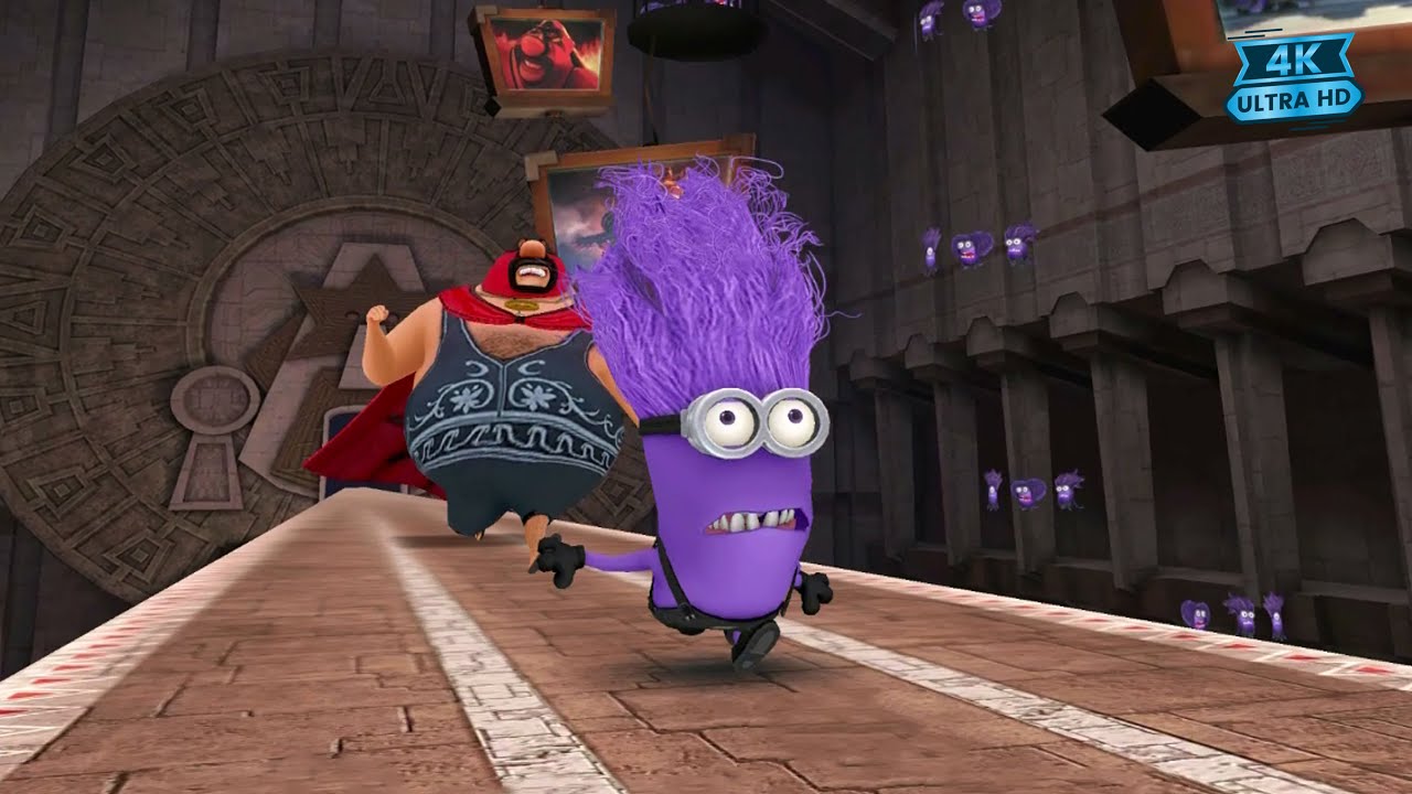 Minion Rush El Macho Boss Fight with Firefighter Minion -4K Full Screen ...