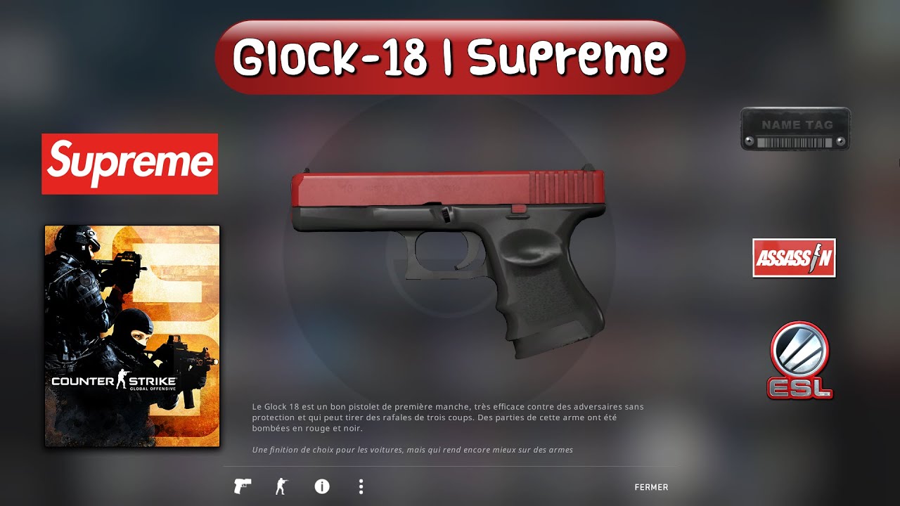 [FR] CS:GO Glock-18 | Supreme [FN] Showcase - YouTube