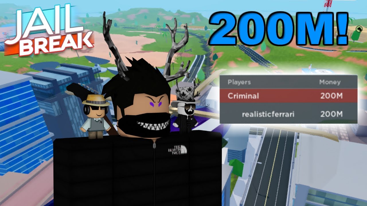 GETTING 200 MILLION CASH! (Roblox Jailbreak) - YouTube