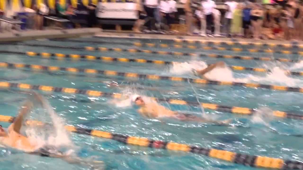 Conor Dwyer & Tom Luchsinger 100 Back 2013 NBAC Christmas M - YouTube