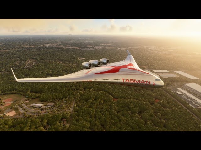 Boeing 797 Blended Wing Body Concept Microsoft Flight Natilus Unveils