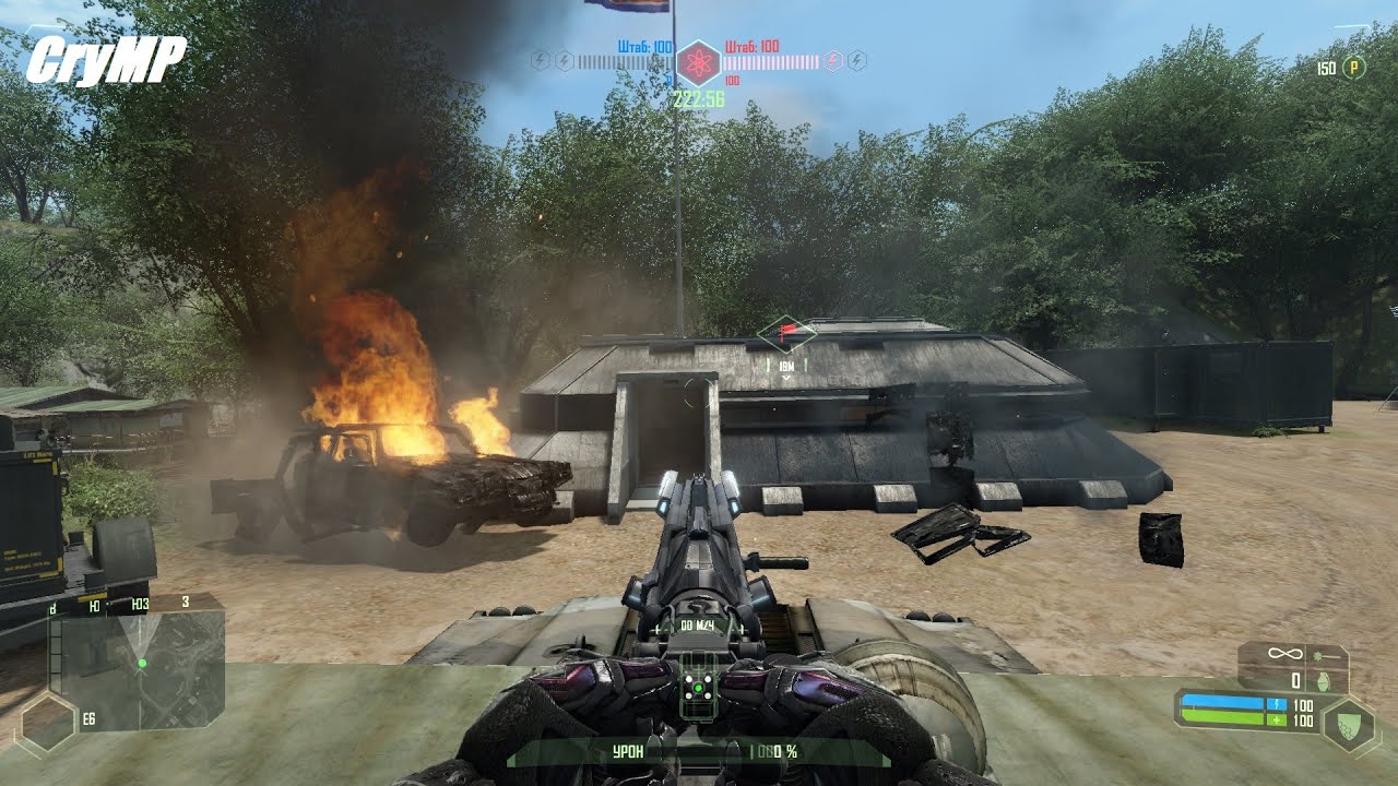 Crysis 1 Моды .CryMp .Играю или умираю на карте Crossroads - YouTube