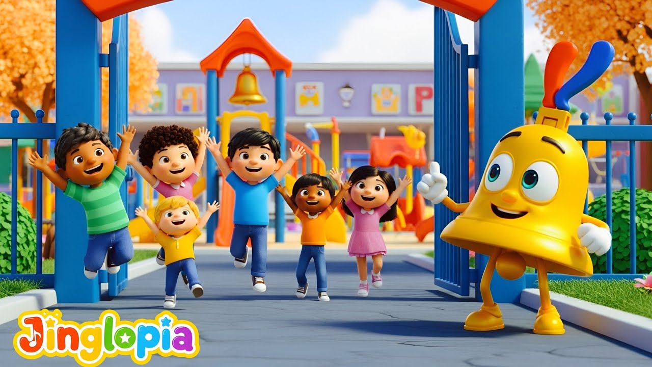 Ding Dong Bell Nursery Rhyme for Kids | The Bell Goes Ding-Dong | Kids ...