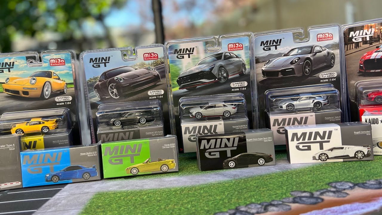 Let's create a Mini GT Car Show with Bugattis, Porsches, & more - YouTube