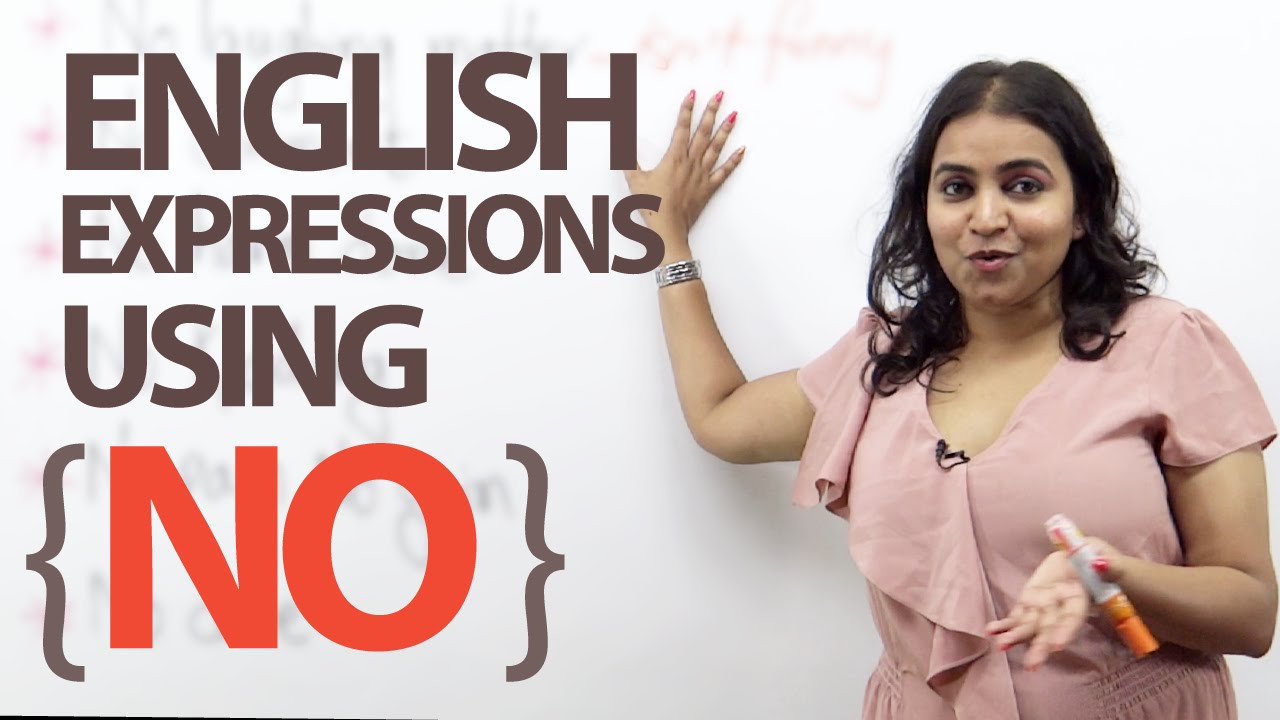 12 Spoken English Expressions with the Word 'NO' - Free ESL lesson ...