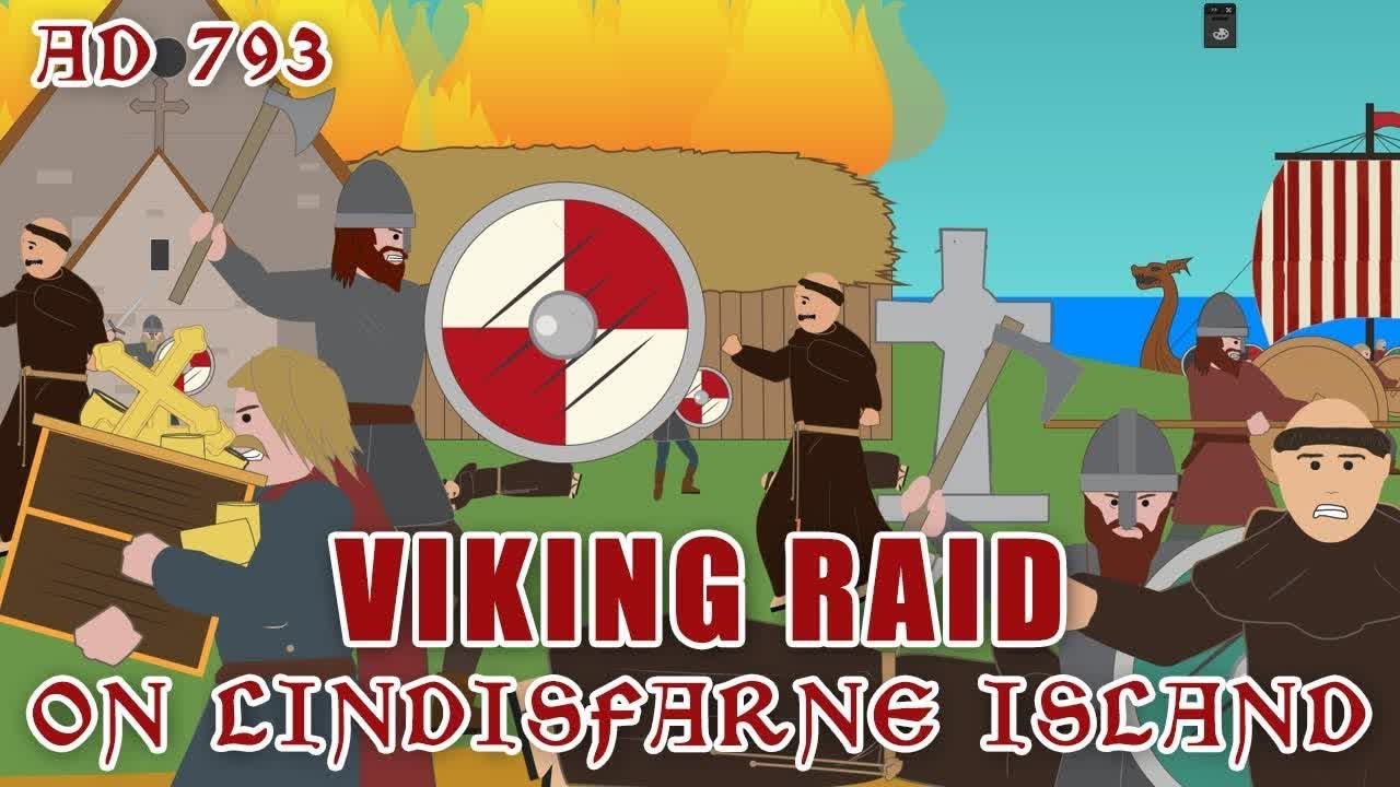 Viking Raid on Lindisfarne (AD793) - YouTube