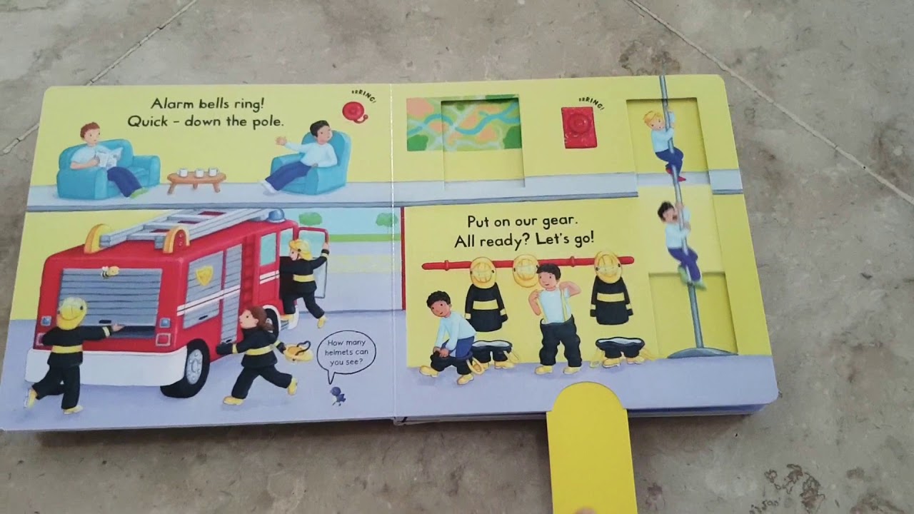 Campbell Busy Fire Station Book - YouTube