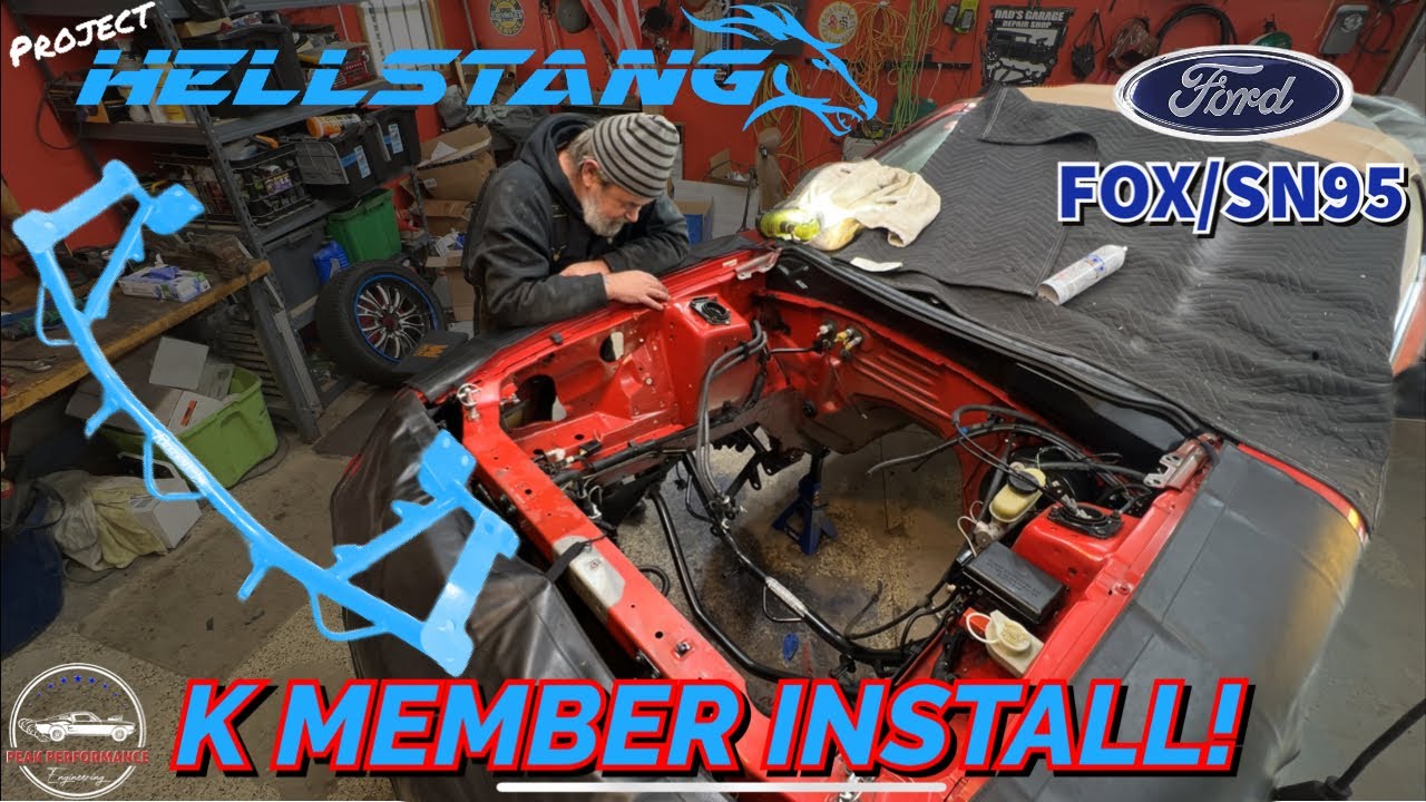 Ford Mustang 79-04 TUBULAR K MEMBER INSTALL! RACECRAFT - YouTube