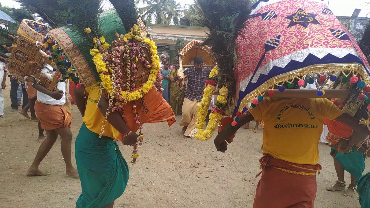 Villipalayam Kavadi Dance 🔥 Thaipusam 2020 | Kabilarmalai Murugan ...