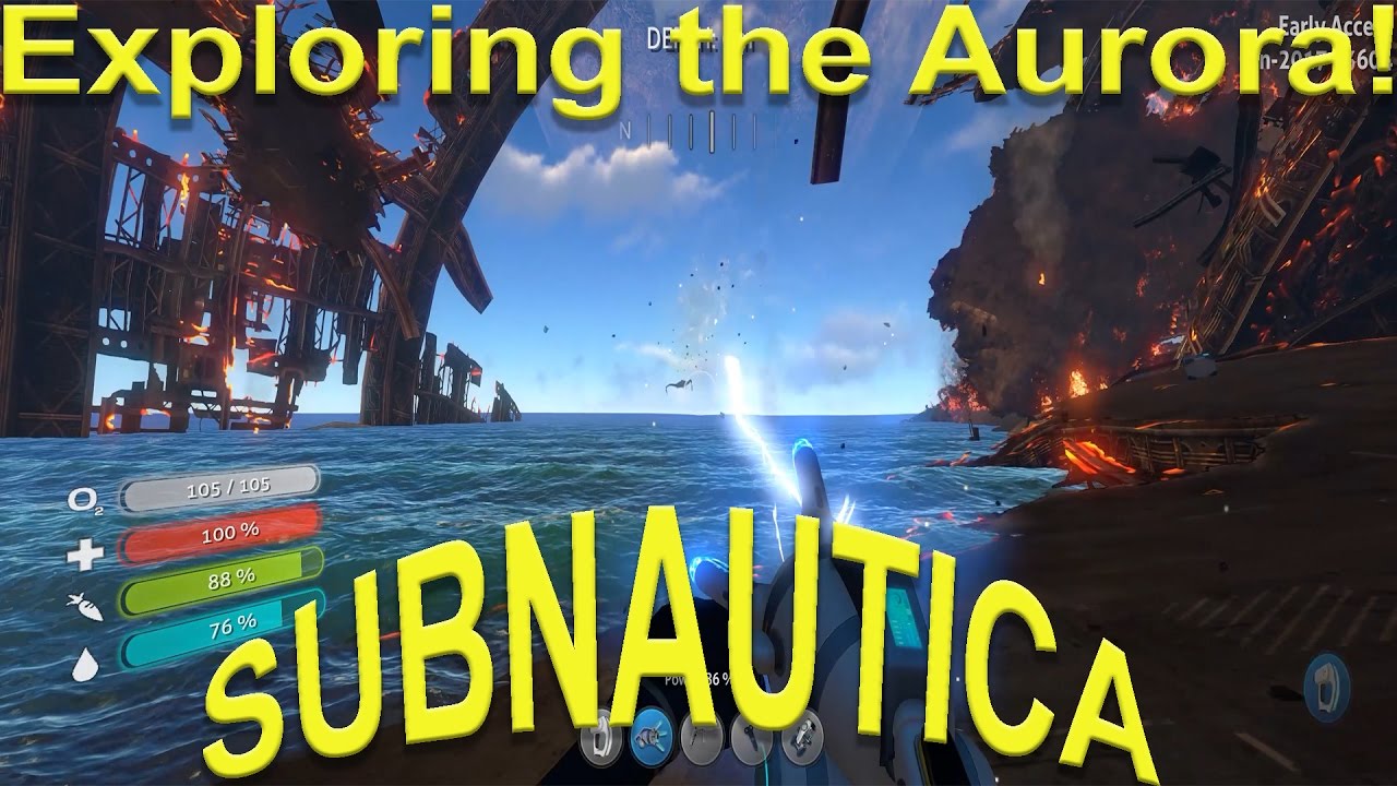 Exploring the Aurora | Subnautica #7 1440p 21:9 - YouTube