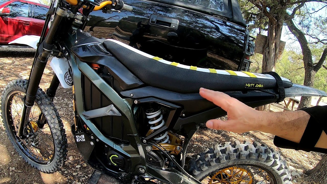 Sur Ron Ultra Bee mods update for hard enduro and trail riding - YouTube