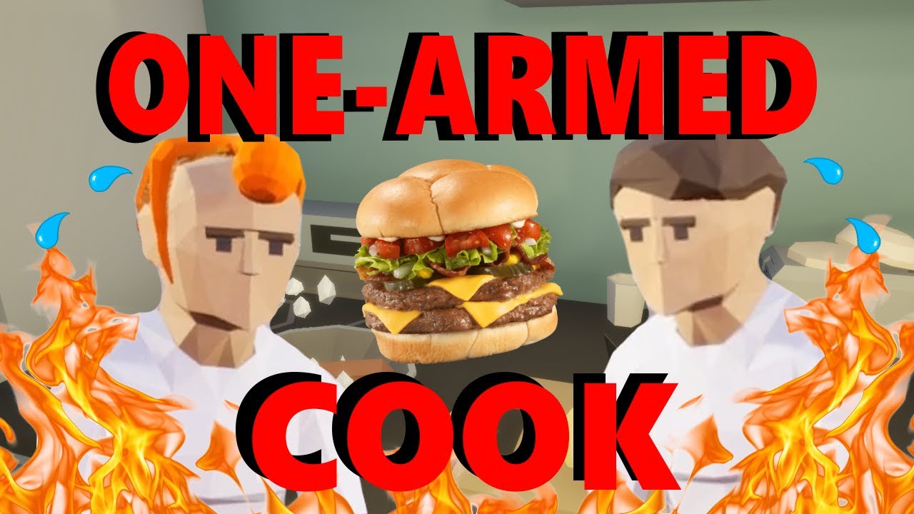 WE SET THE RESTAURANT ON FIRE, HELP- | one-armed cook | feat ...