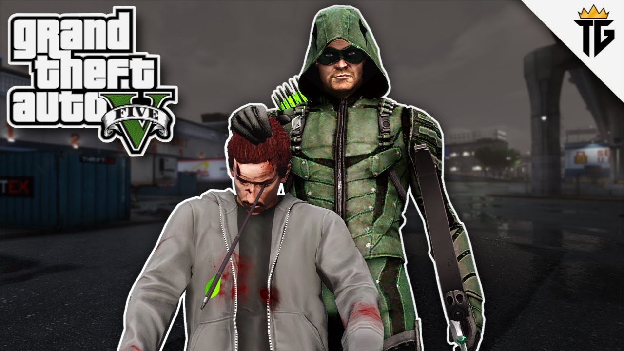 GTA 5 - Green Arrow | The Ultimate Bow and Arrow Mod! (4K Ultra HD ...