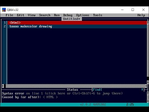 Program to make animated Colur Flower Using qbasic @Official Chzya ...