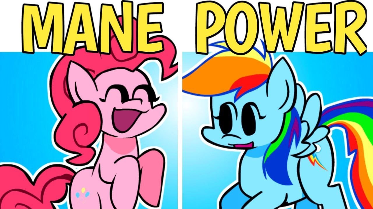 MY LITTLE PONY - MANE POWER || Friday Night Funkin' - BEST MLP MOD || - YouTube