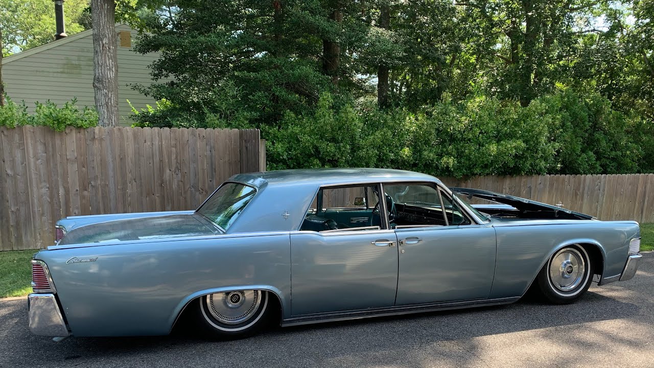 1965 lincoln continental on AIR RIDE lowrider - YouTube