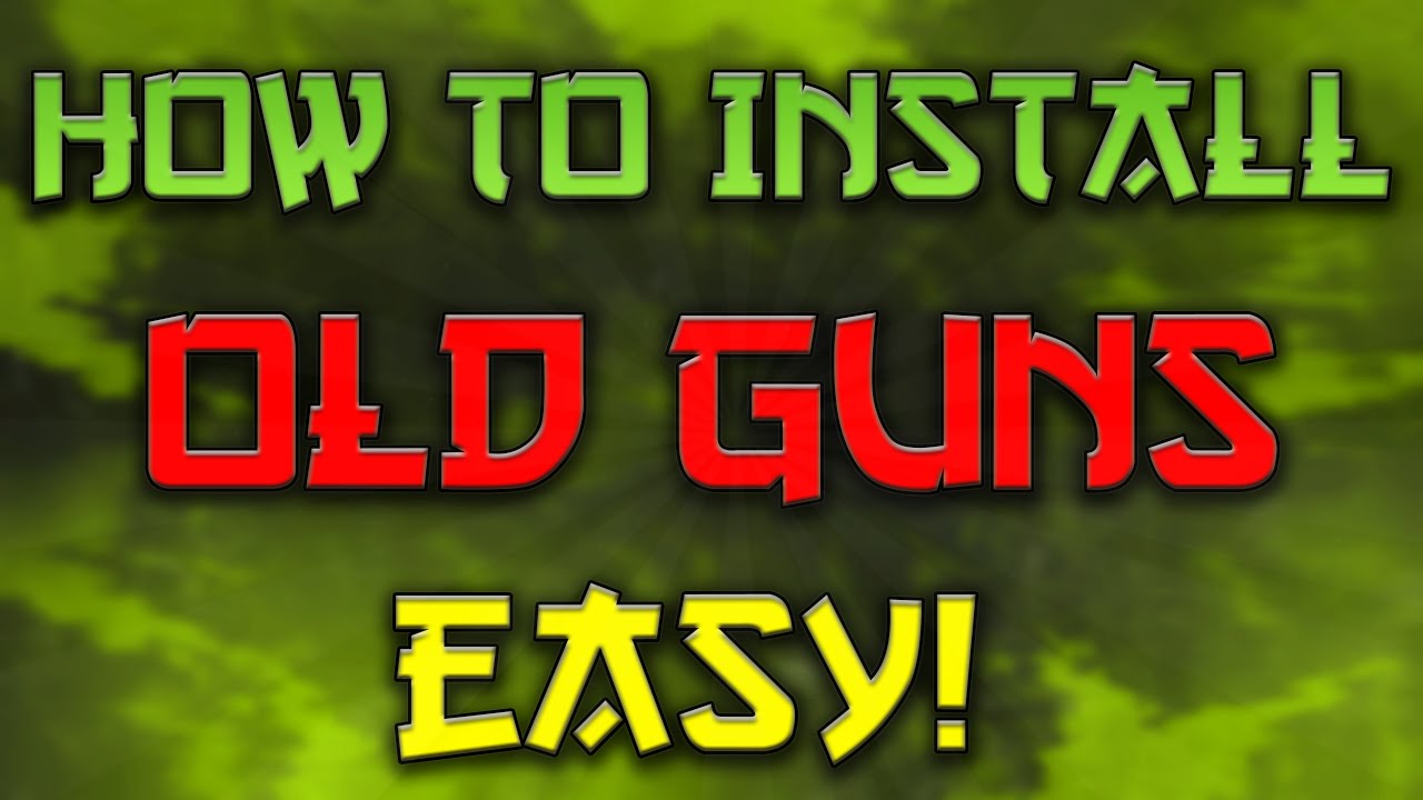 How To Install Minecraft Old Guns Mod For 1.8 Minecraft Old Guns Mod ...