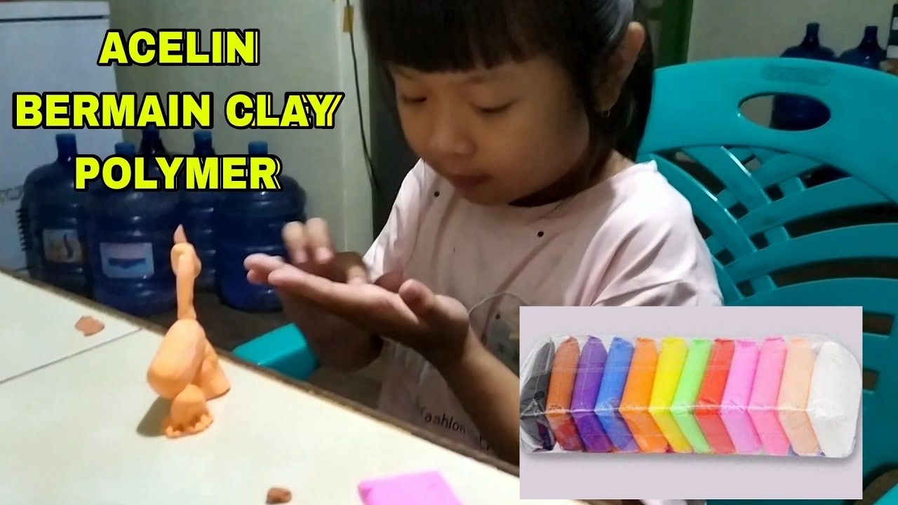 ACELIN BIKIN BINATANG DARI CLAY POLYMER - YouTube