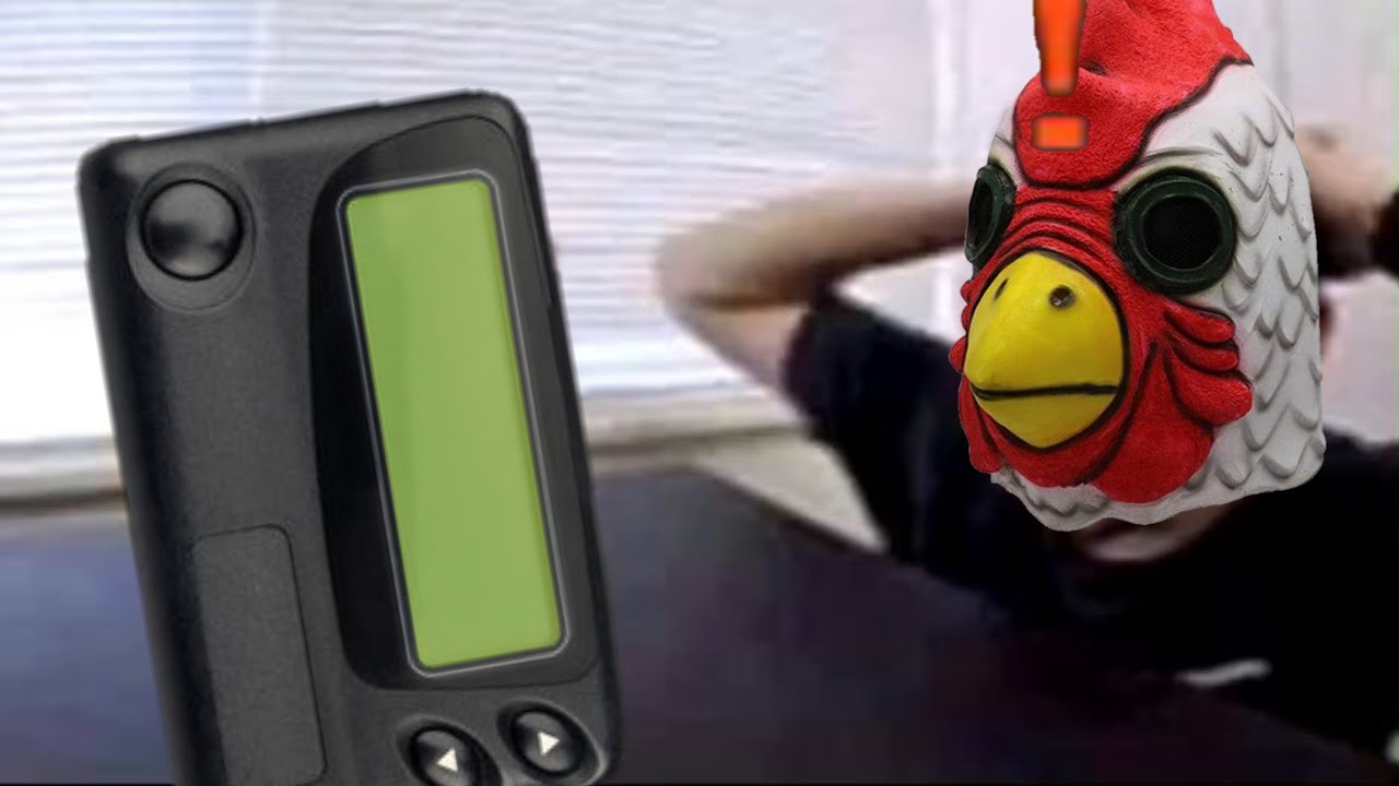 never before seen jacket pager line - YouTube