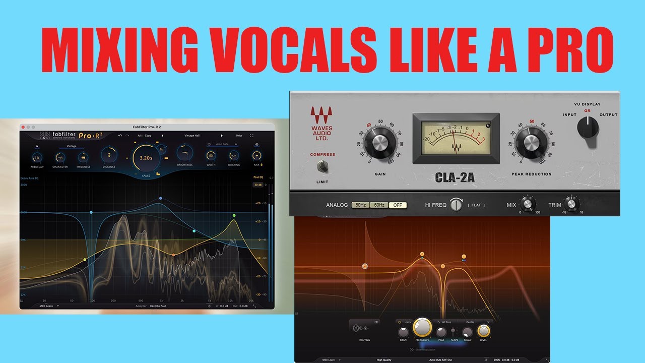 Mixing Vocals Like a Pro - All The Mixing tips You Need , Explained In ...