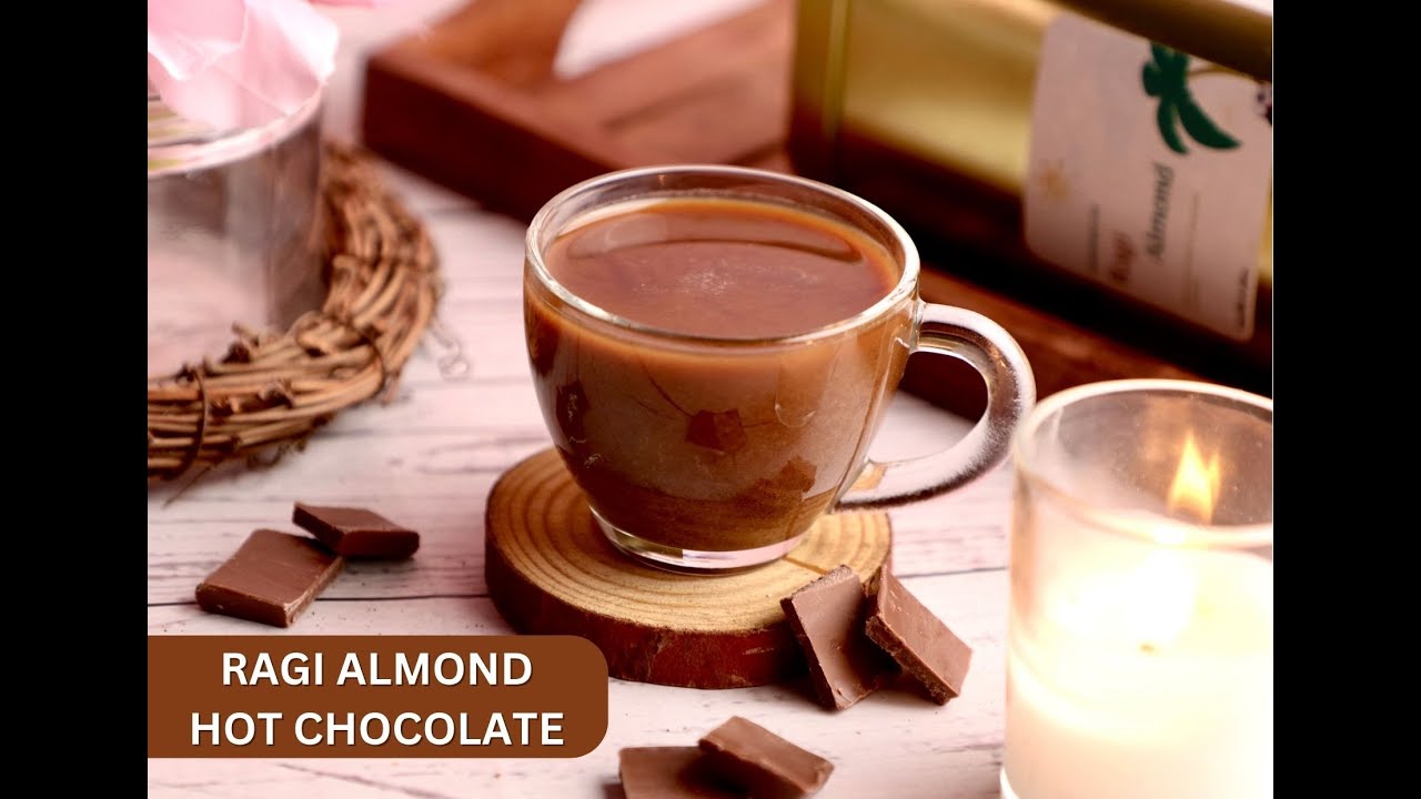 Delicious Hot Chocolate Recipe | Nutreat Ragi Almond Premix | Winter ...