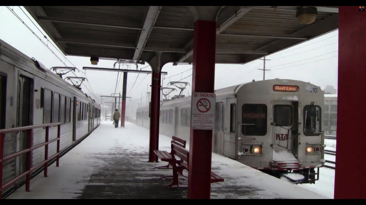 Cleveland RTA Red Line Action at the Now-Closed Euclid - East 120th ...
