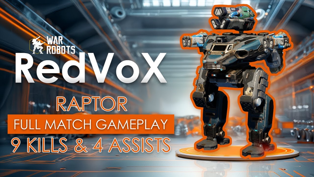 War Robots | Raptor MK2 Full Match Gameplay with Rime & Glacier Weapons ...