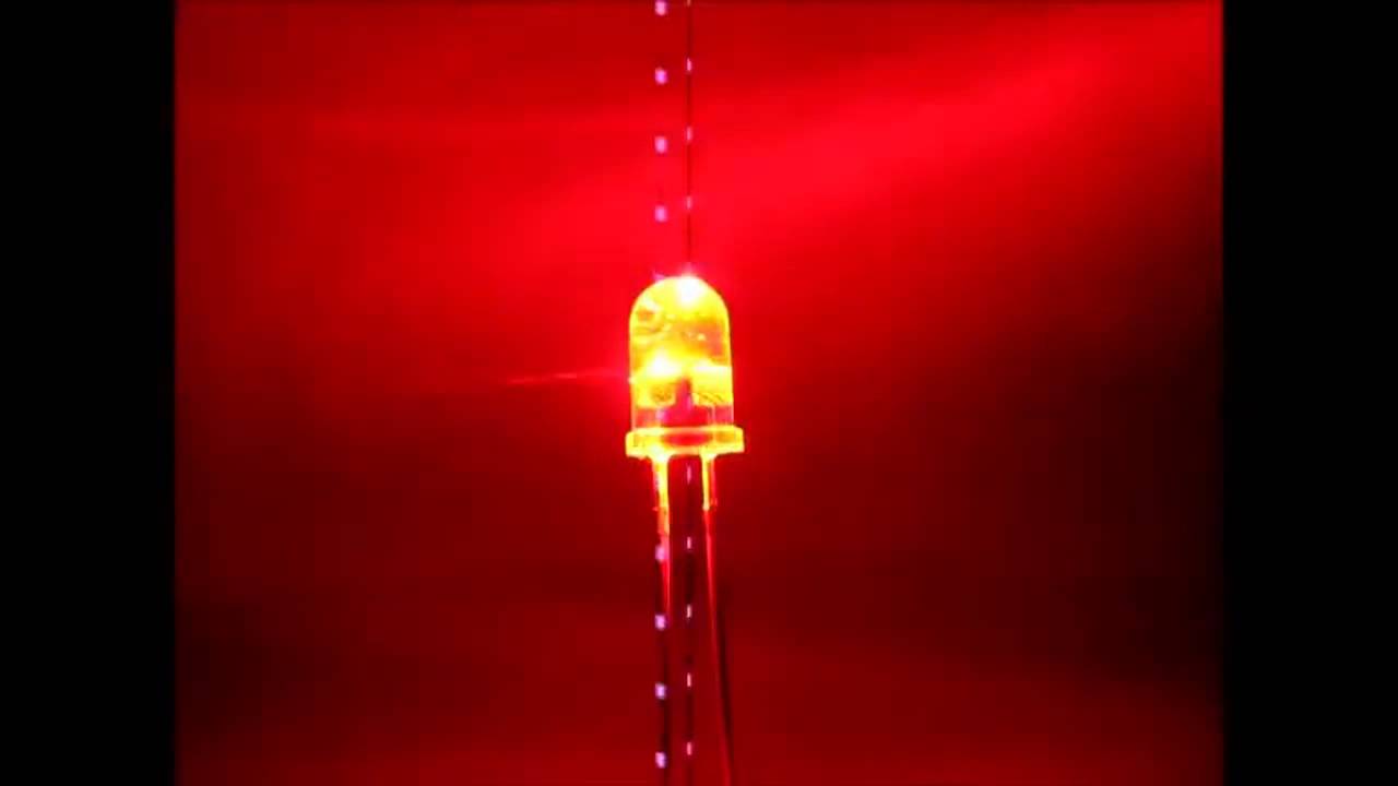 s625 Flacker LED rot flicker flickering red - YouTube