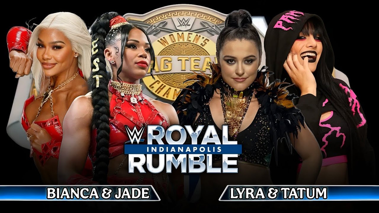 Bianca Belair & Jade Cargill vs Lyra Valkyria & Tatum Paxley Full Match ...
