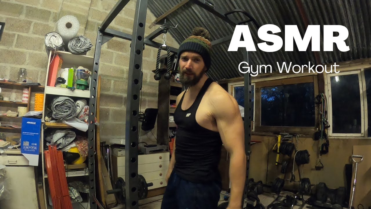 ASMR Gym Workout, My Whispered Back Workout Routine - YouTube