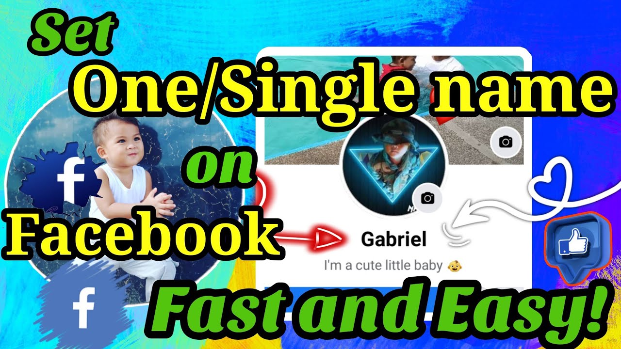 How to set One Name on FACEBOOK 2021 | Remove Surname on Facebook ...