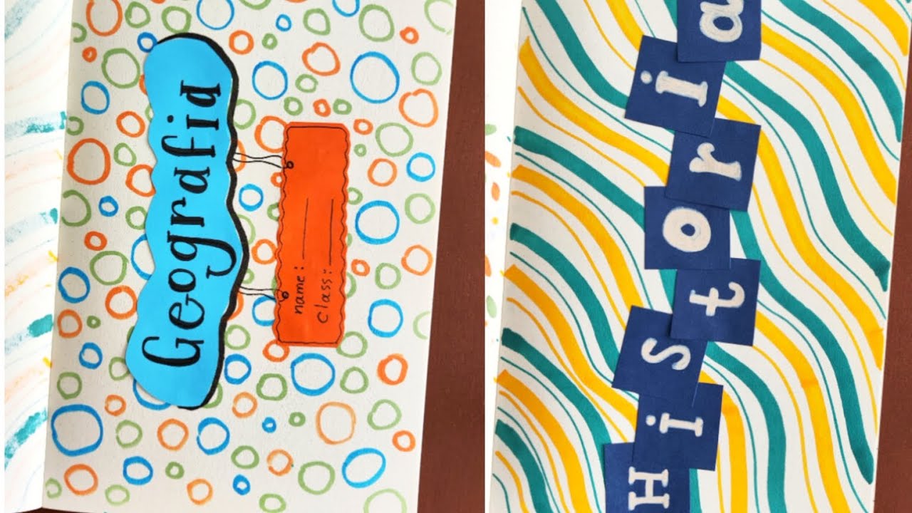 Creative Front Page Ideas for school project| Inspirational Layouts and ...