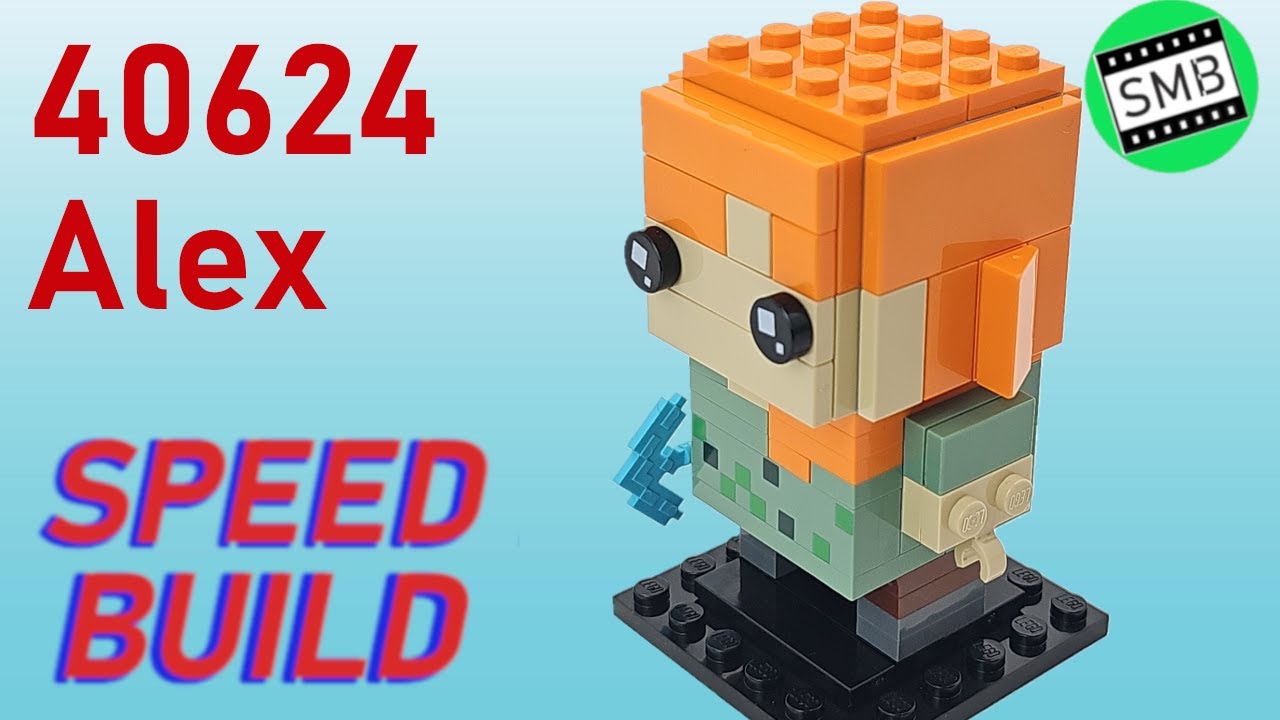 LEGO Minecraft 40624 - Alex *SPEED BUILD* - YouTube