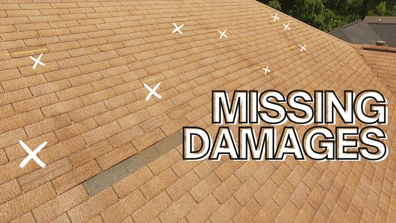 Missing Damages on a Roof Inspection - YouTube