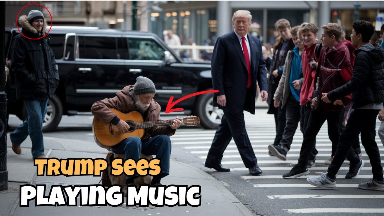 Barron Trump Sees a Homeless Man Playing Music – What He Does Next ...