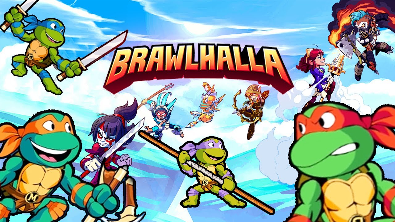 Las TORTUGAS NINJA SE SEPARAN! EL MEJOR JUEGO de PELEAS | Brawlhalla ...