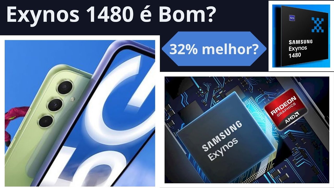 Chip do Galaxy a55 , Exynos 1480 é Bom? - YouTube