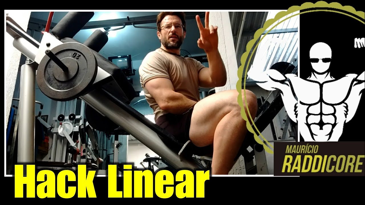 Agachamento Hack Linear na Musculação 🥇 RADDICORE ® - YouTube