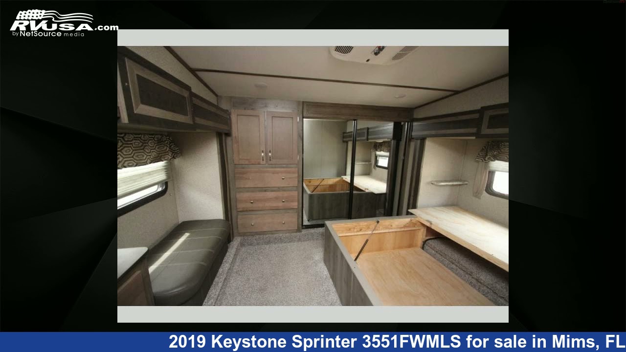 Beautiful 2019 Keystone Sprinter Fifth Wheel RV For Sale in Mims, FL ...