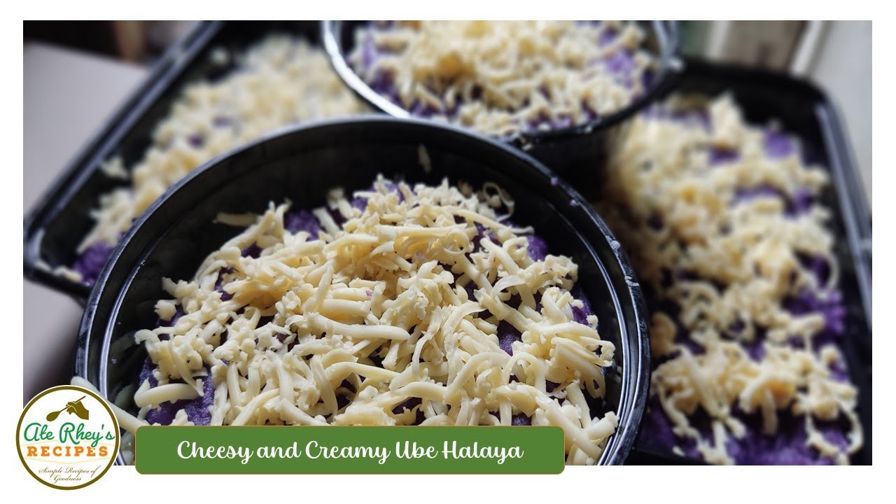 CHEESY AND CREAMY UBE HALAYA - YouTube