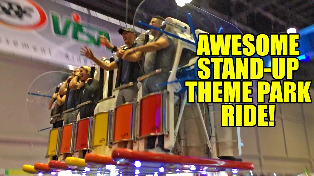 Awesome Stand Up Flat Ride Concept POV IAAPA 2016 - YouTube