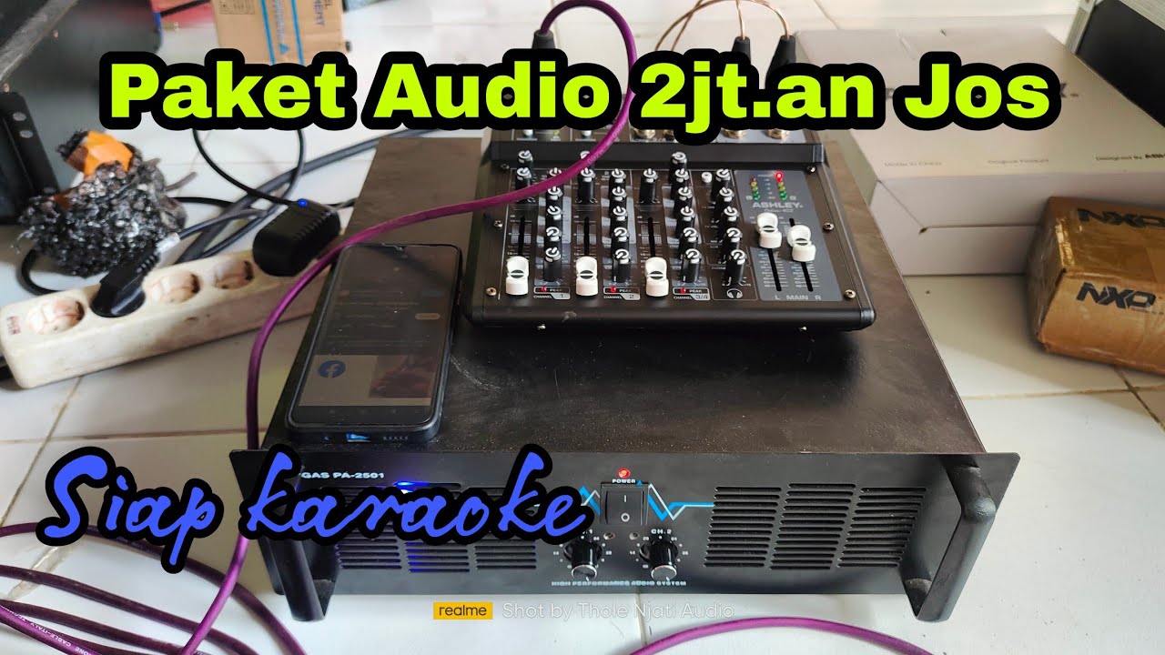 SIAP KIRIM PAKET AUDIO 2JT.AN POWER + MIXER - YouTube