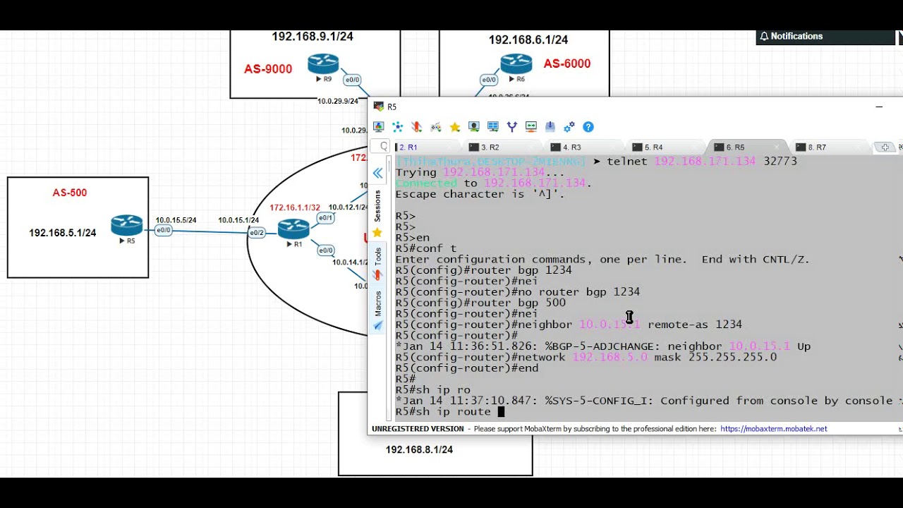 BGP Video Part - 14 (BGP Lab-02) - YouTube