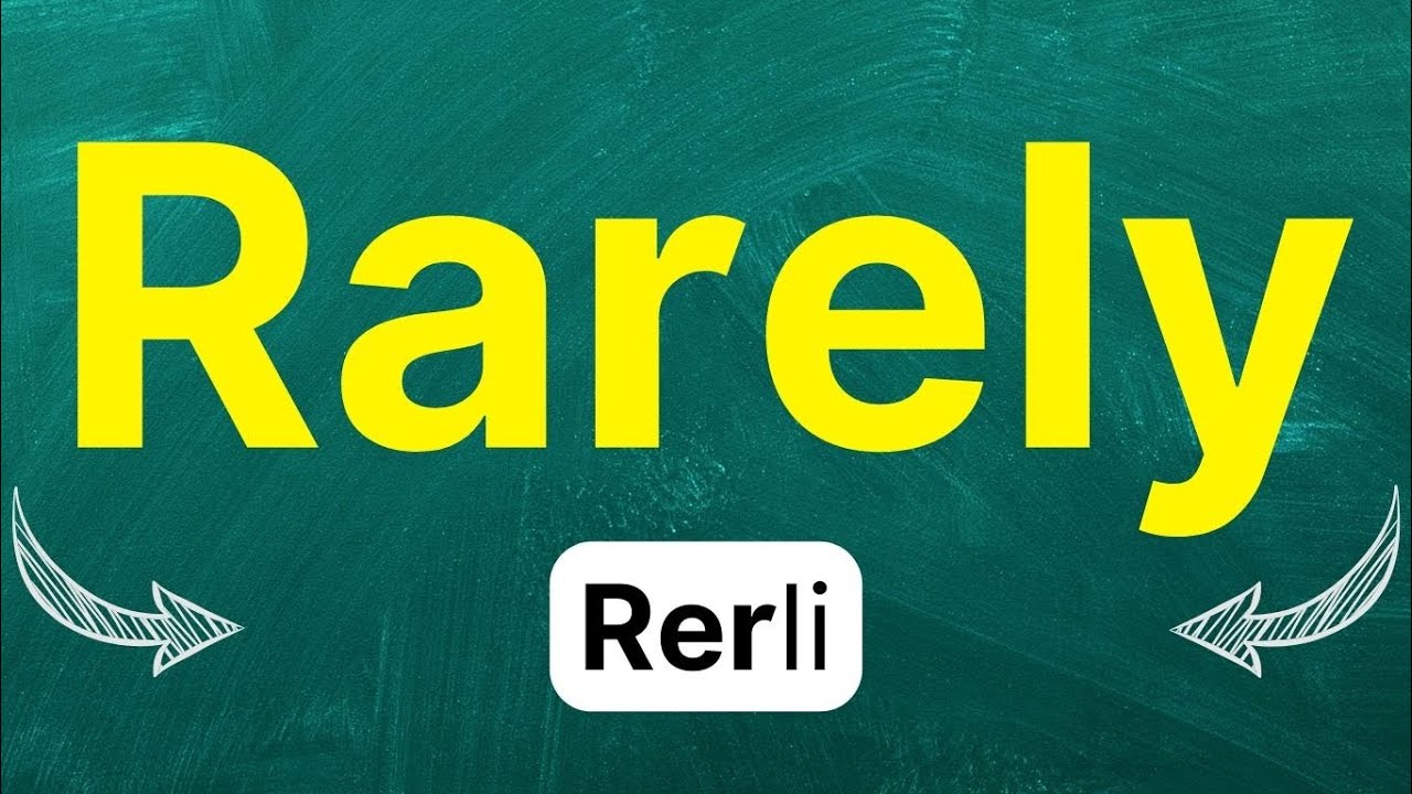 Cómo pronunciar: "Rarely" "raramente" "pocas veces" en inglés Americano ...
