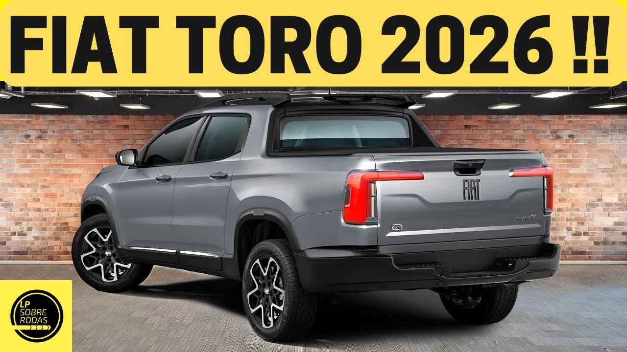 NOVA FIAT TORO 2026 FACELIFT E NOVA MOTORIZAÇÃO - YouTube