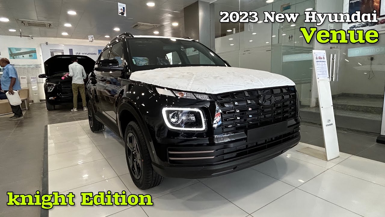 New Hyundai Venue Knight Edition S Optional ️ 2023 Venue Knight Edition ...