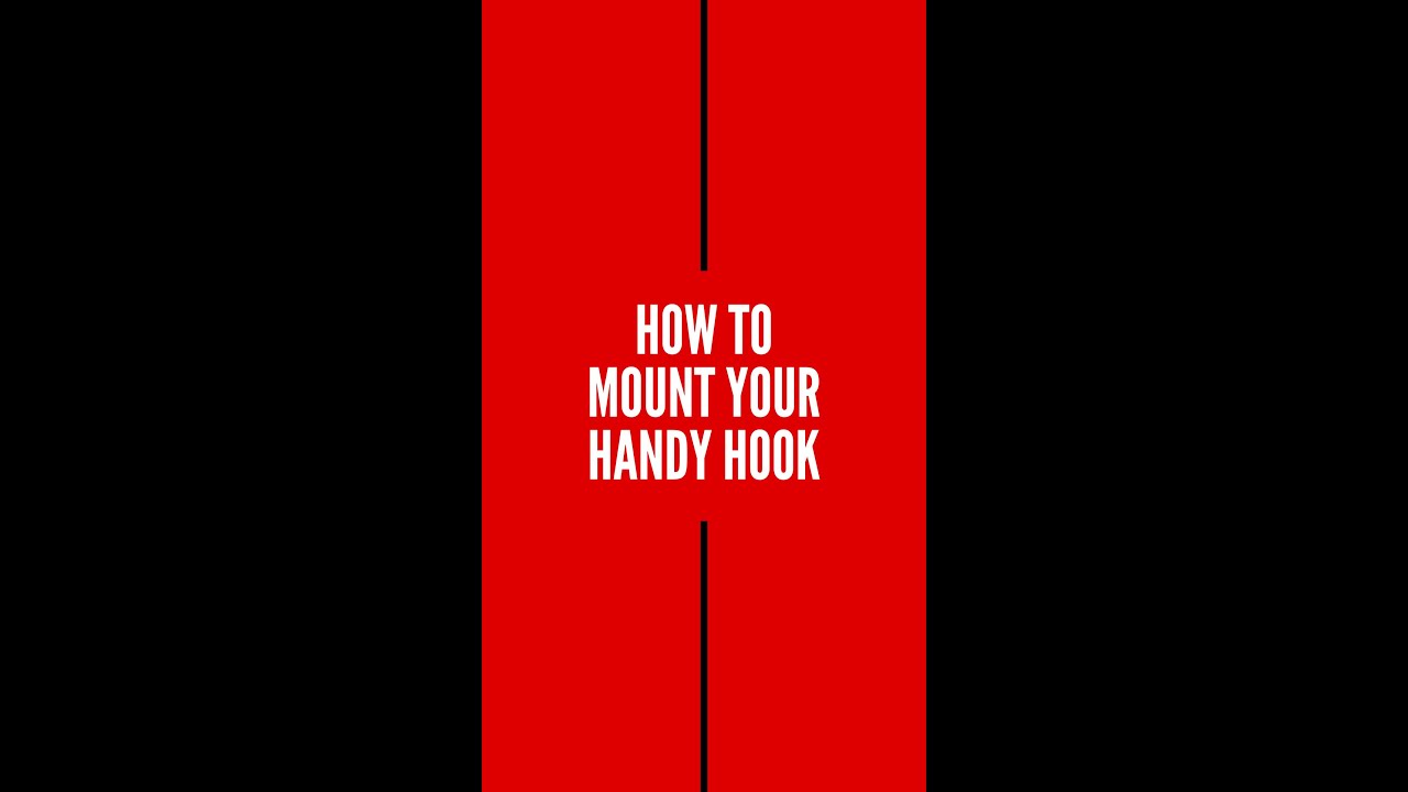 How To Mount The Handy Hook! - YouTube