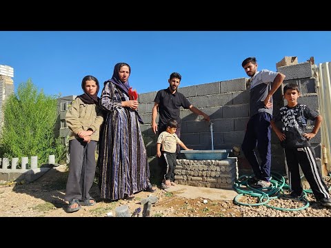 **Nomadic Life, Beautiful Moments & Helping Hands! Afshin Assists Ali with Water Pipes & Fittings**
