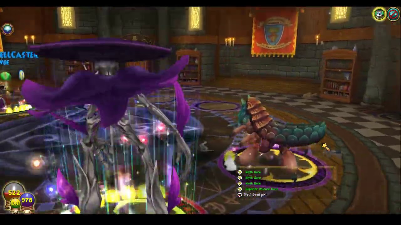 Wizard101 - Deckathelite vs. Halston Balestrom - Stage 10 of the Storm ...