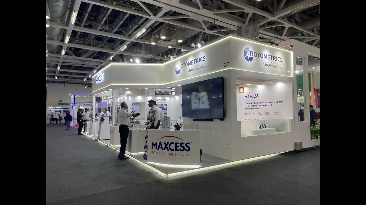 MAXCESS EXHIBITION STALL FABRICATION - YouTube